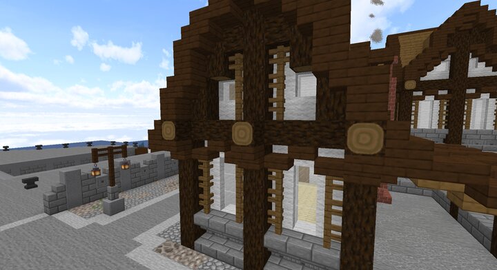 Medieval Fantasy blacksmith's shop / Forge médiéval fantasy Minecraft Map