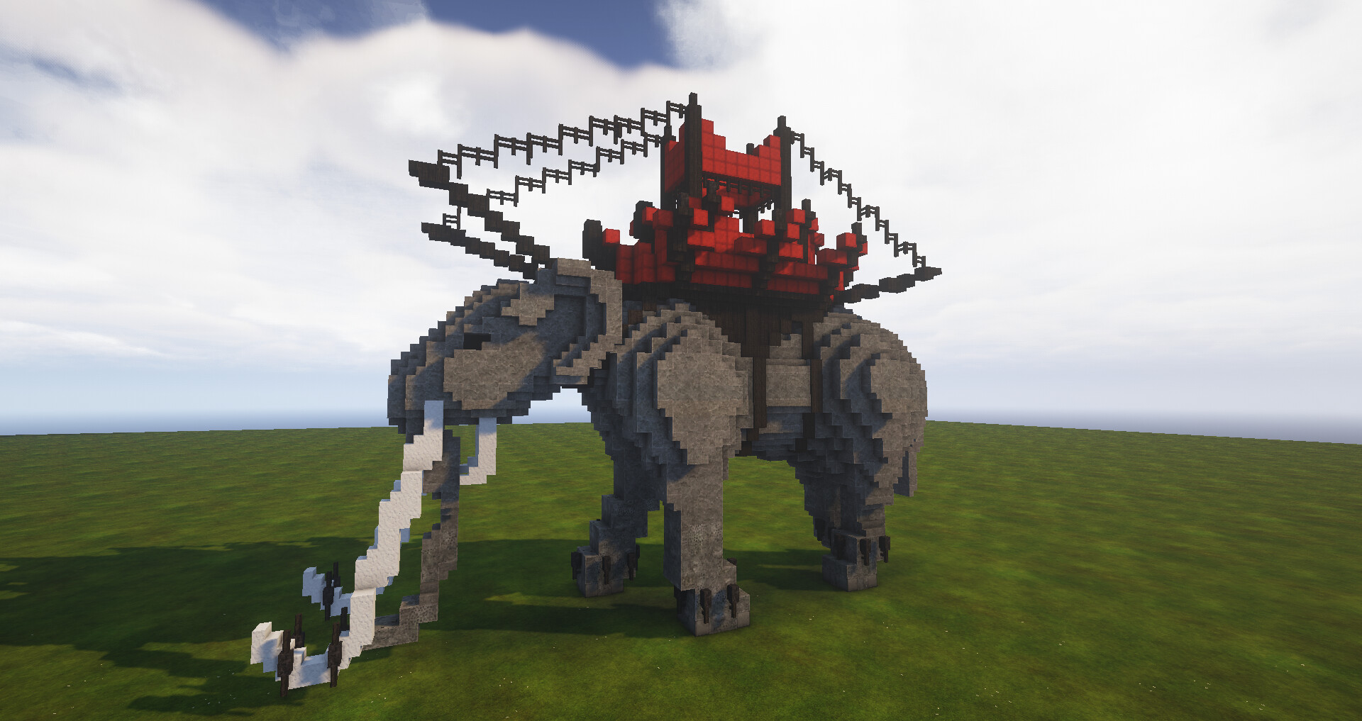 Lord of the rings Mûmakil/Oliphaunt Minecraft Map