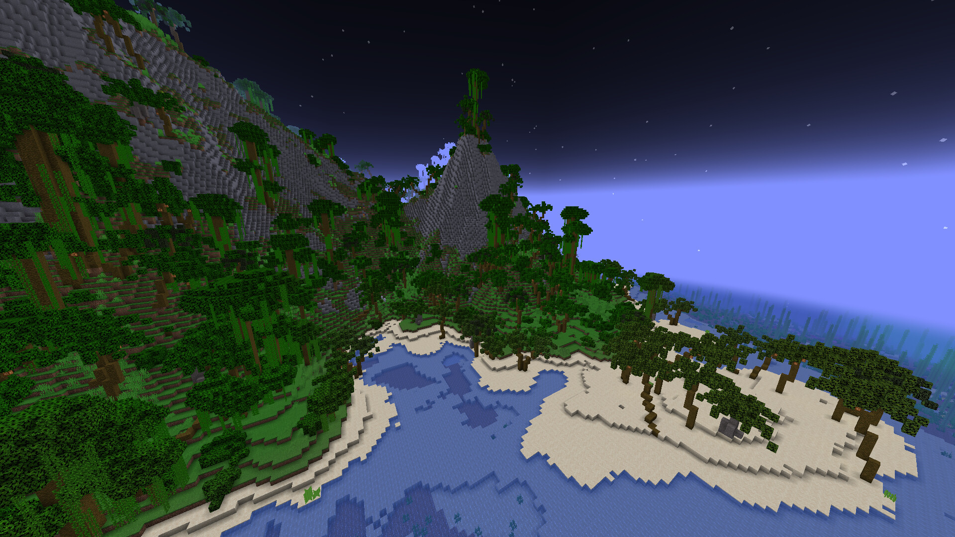Isla Volcana (tropical volcanic island) Minecraft Map