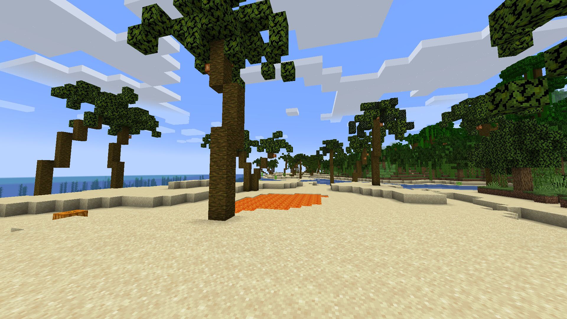 Isla Volcana (tropical volcanic island) Minecraft Map