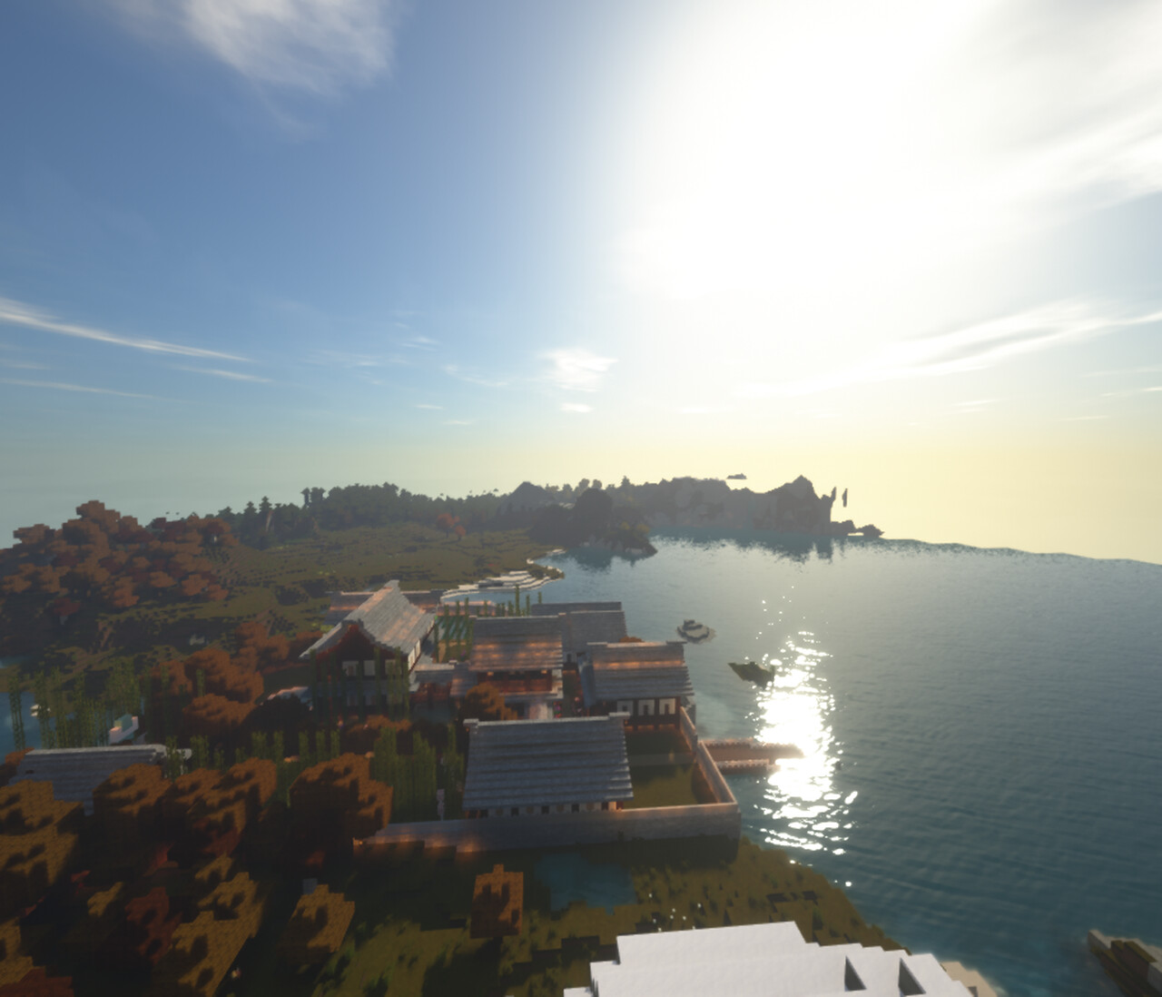 Serene Japanese compound Minecraft Map