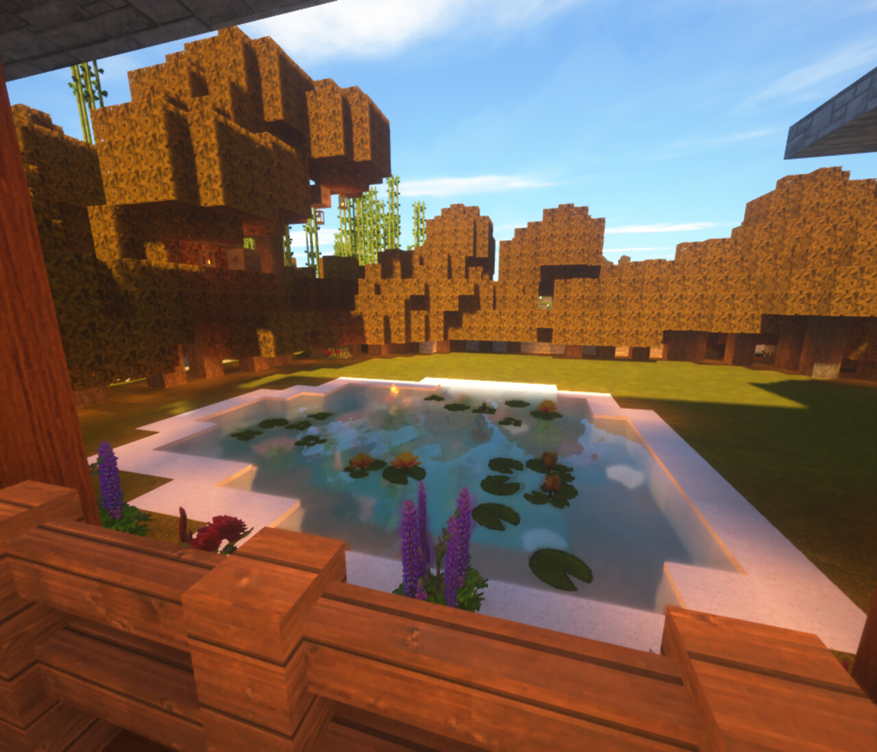 Serene Japanese compound Minecraft Map