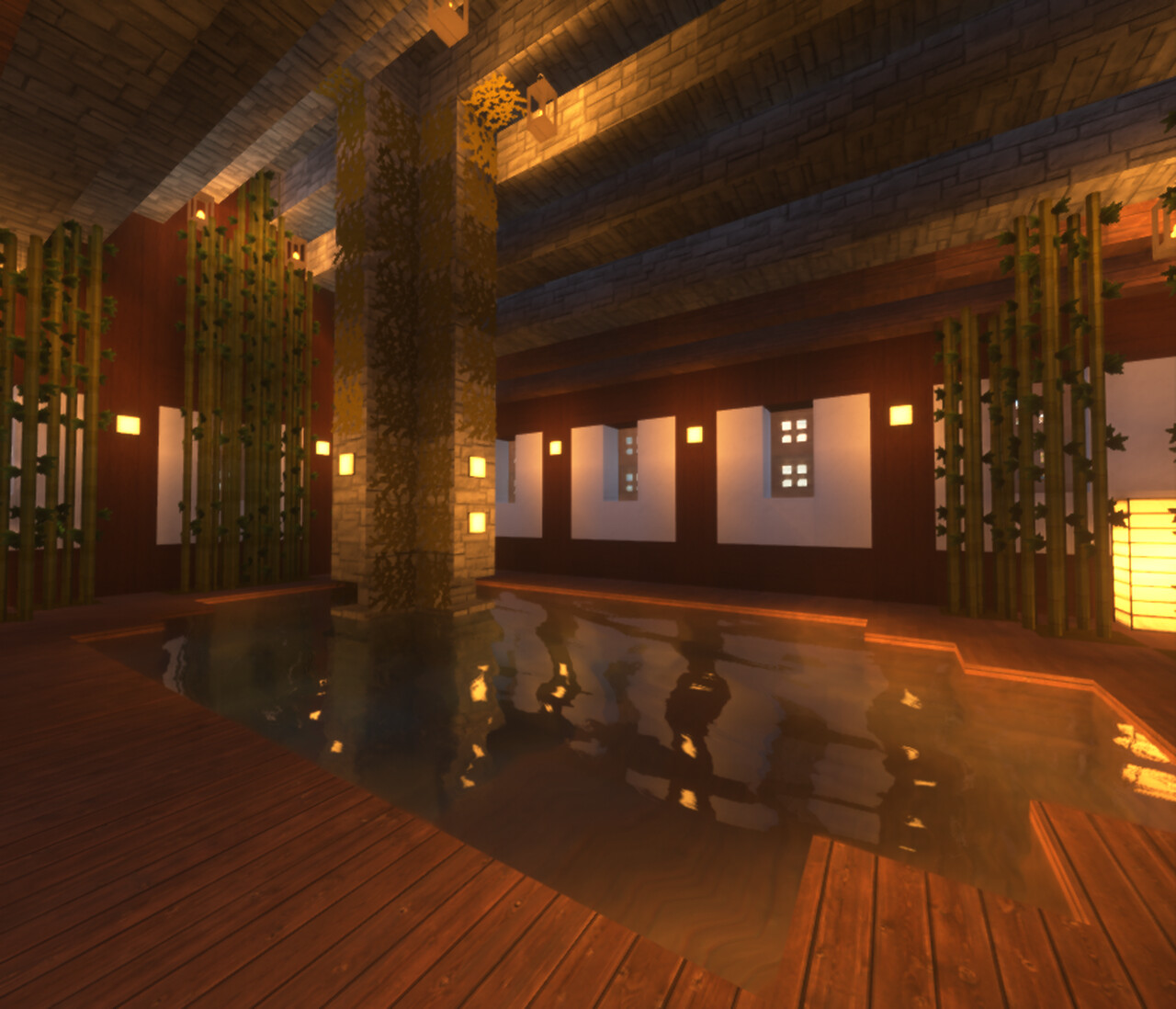 Serene Japanese compound Minecraft Map