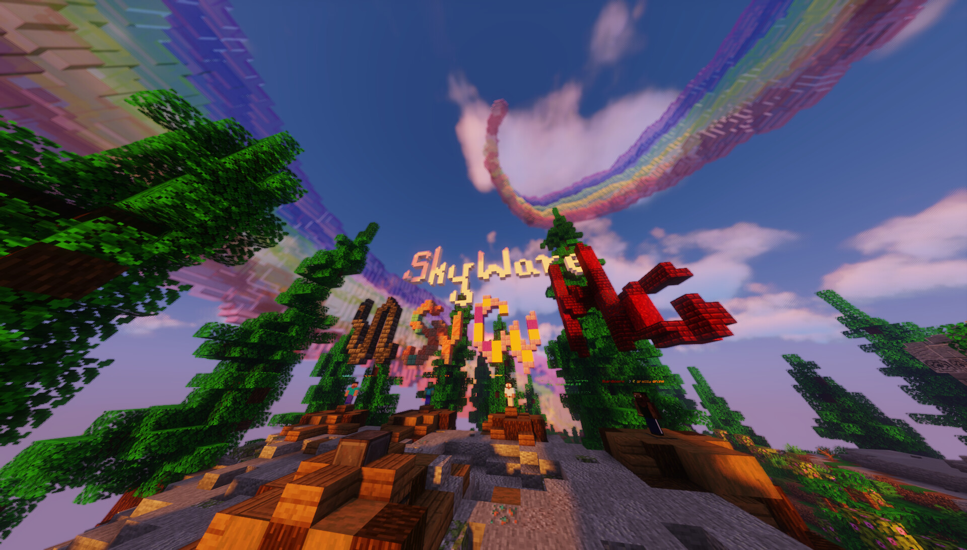 Floating island server lobby Minecraft Map