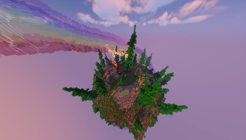Floating island server lobby Minecraft Map