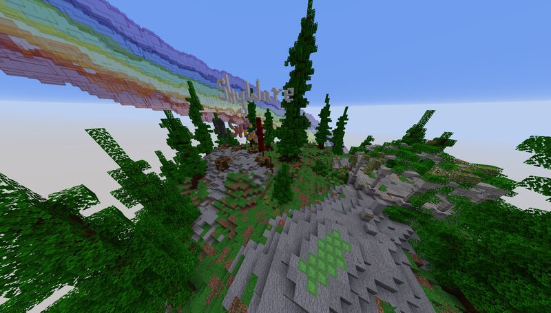 Floating island server lobby Minecraft Map