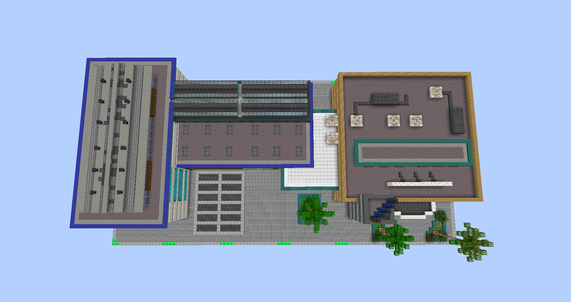 Tropico 6 Vehicle Factory Minecraft Map