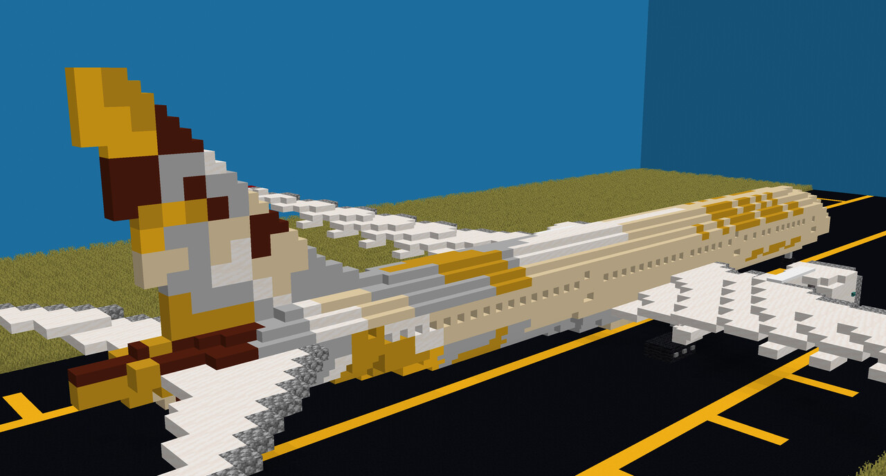 Etihad Airways Boeing 777-8 (1:1) Minecraft Map