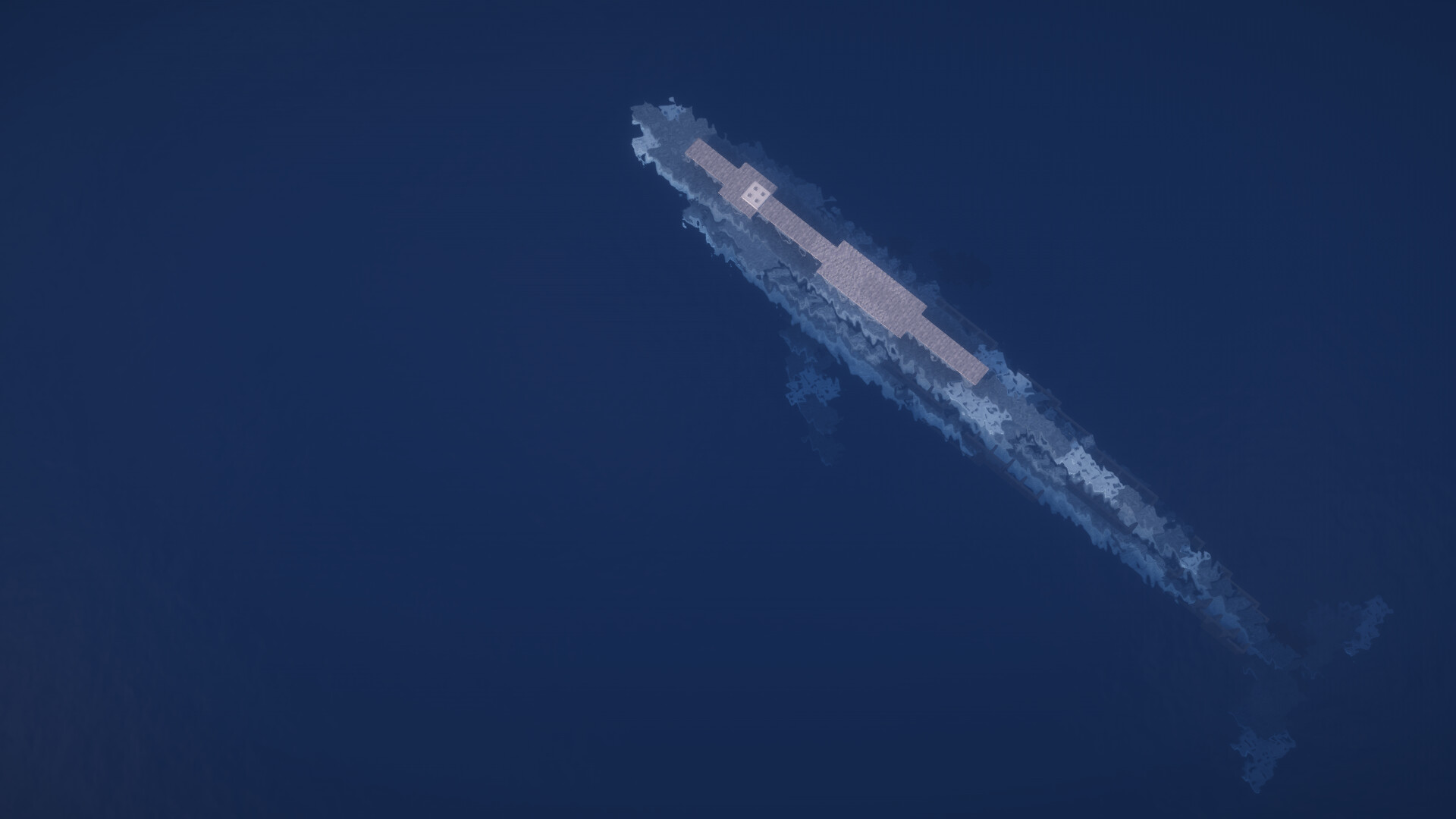 1.5:1 Scale Blue Whale (Balaenoptera musculus) Minecraft Map