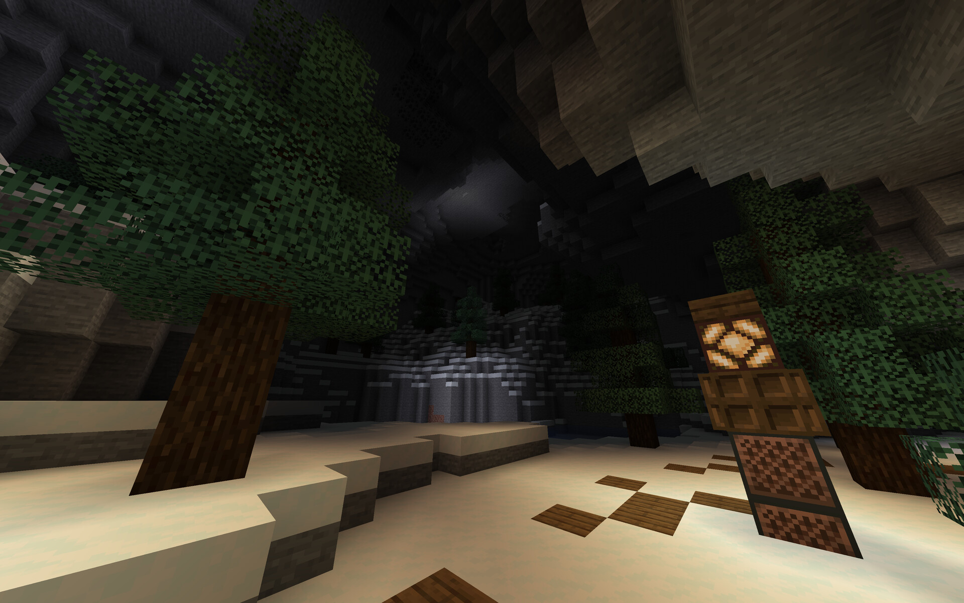 The Snow Outpost (and The Stanley Parable) Minecraft Map