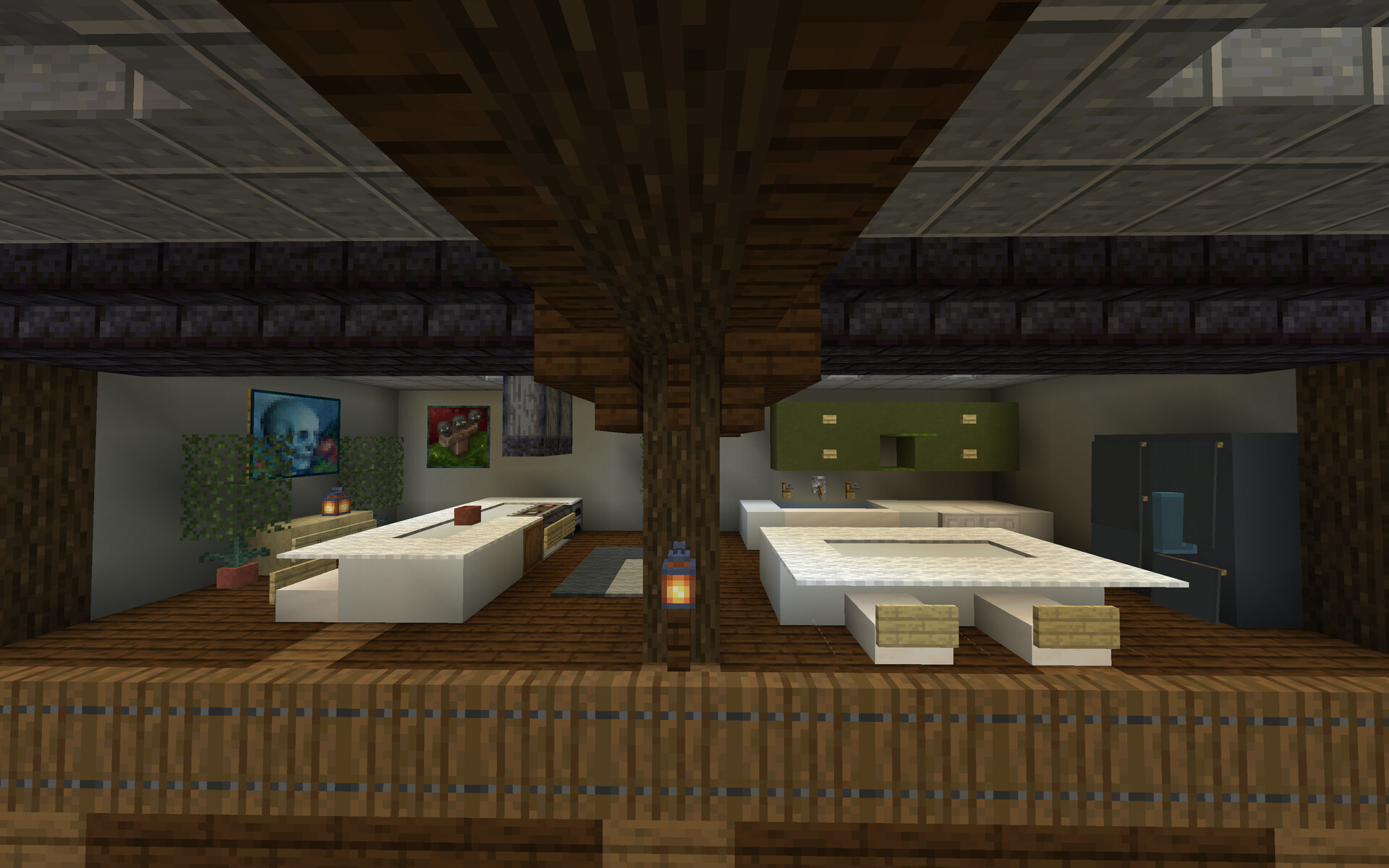 The Snow Outpost (and The Stanley Parable) Minecraft Map