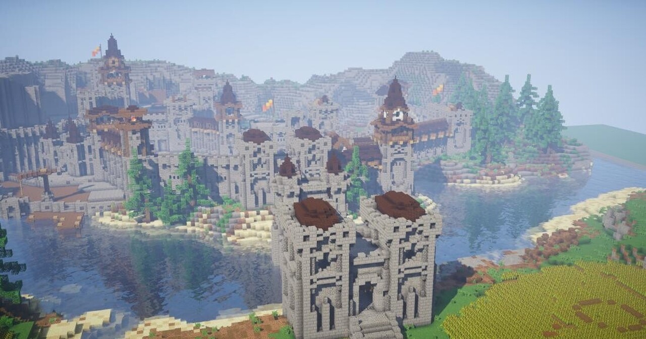 Large Medieval Spawn - Kingdoms of Argus Minecraft Map