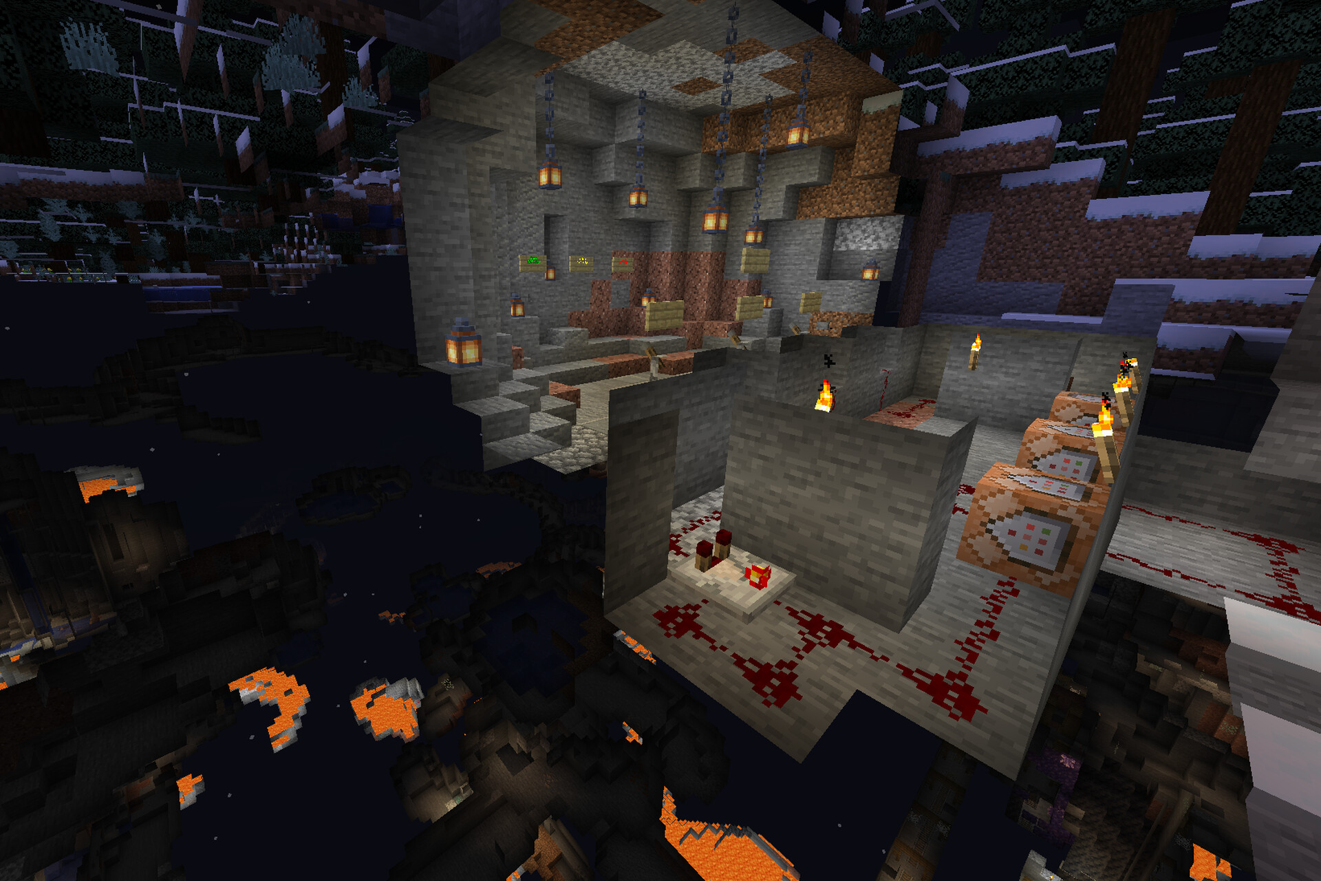 PvP practice map against mobs on 1.17.1 Minecraft Map