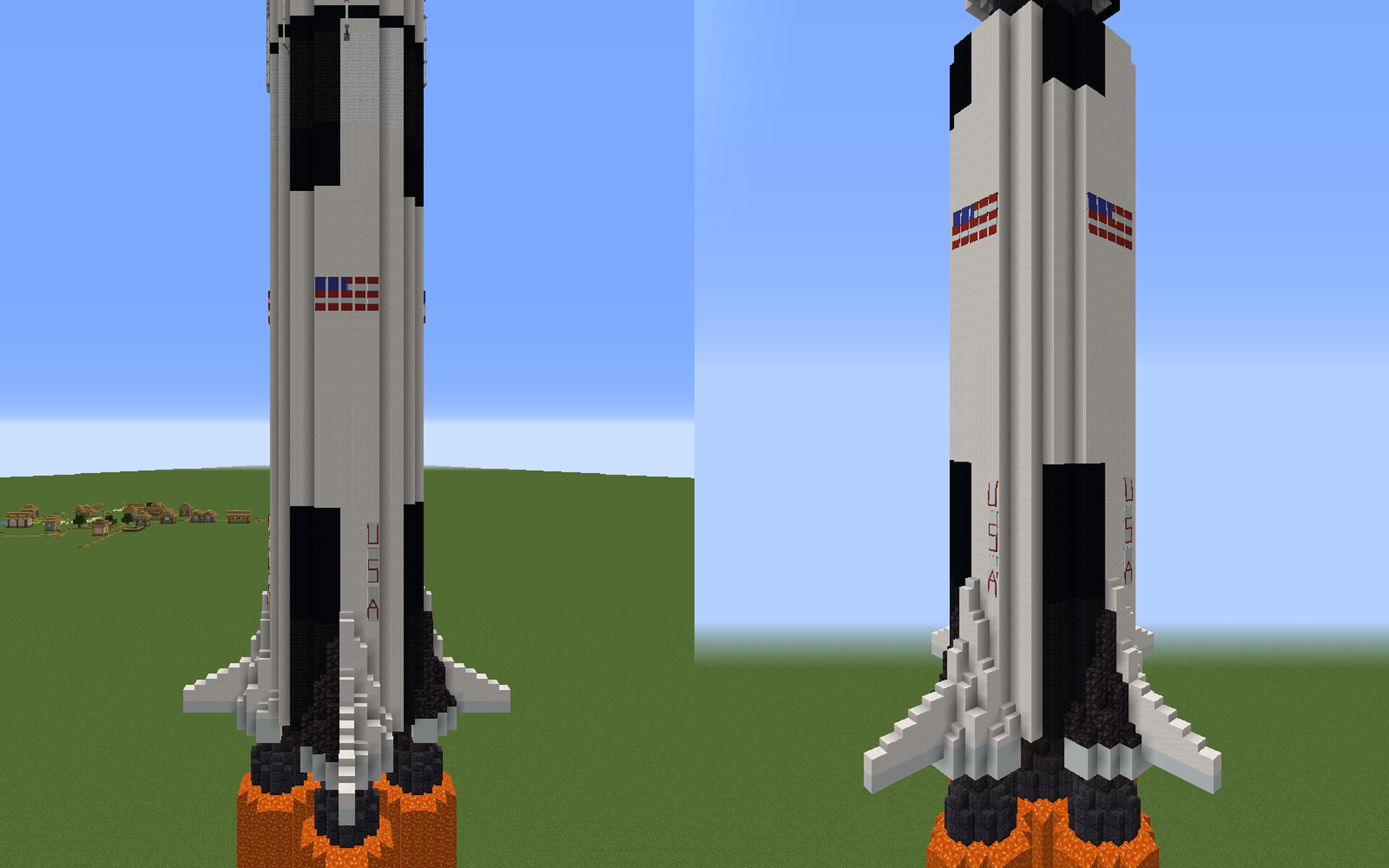 NASA Saturn V Rocket (1.16.5 Java Edition) Minecraft Map