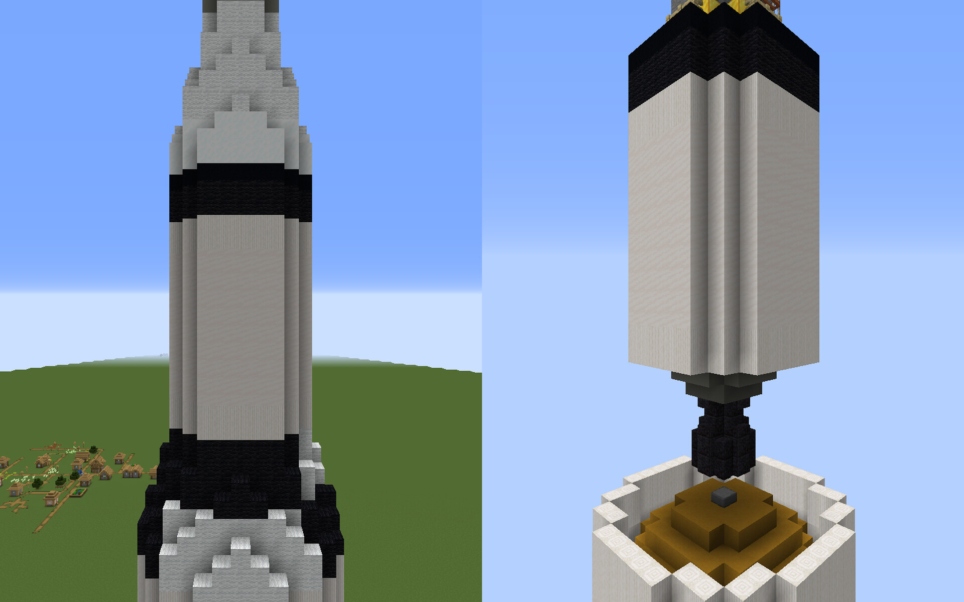 NASA Saturn V Rocket (1.16.5 Java Edition) Minecraft Map