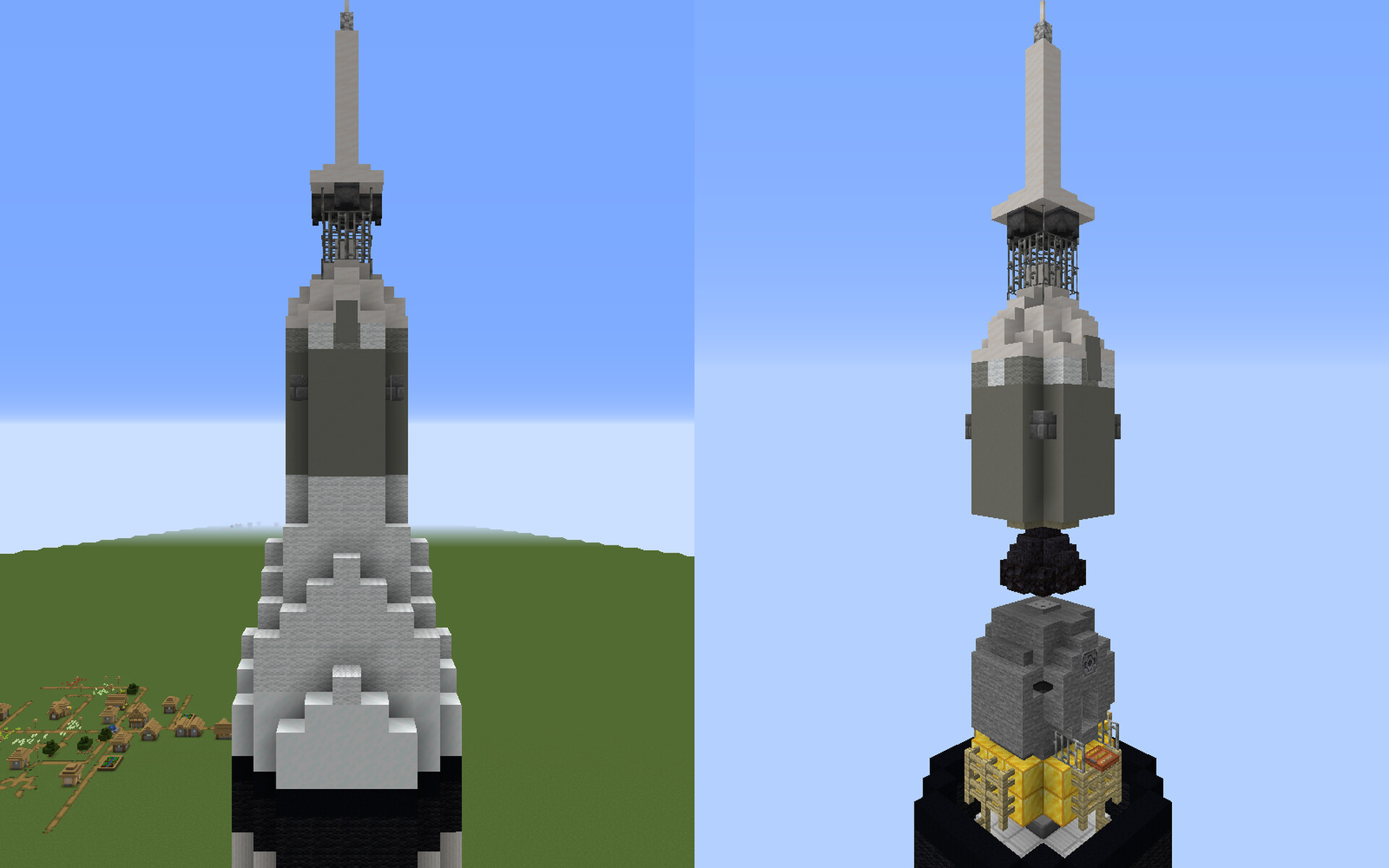 NASA Saturn V Rocket (1.16.5 Java Edition) Minecraft Map