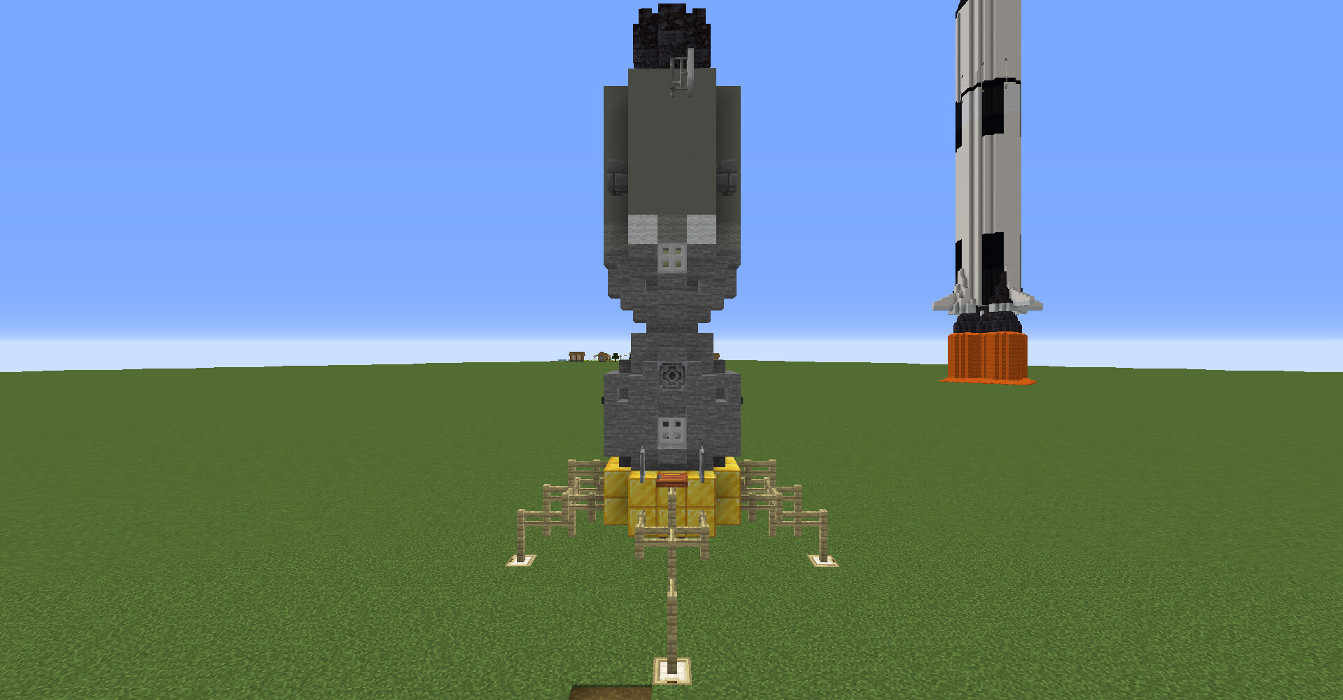 NASA Saturn V Rocket (1.16.5 Java Edition) Minecraft Map