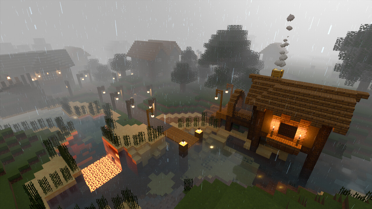 City Development & Nether Rail way Minecraft Map