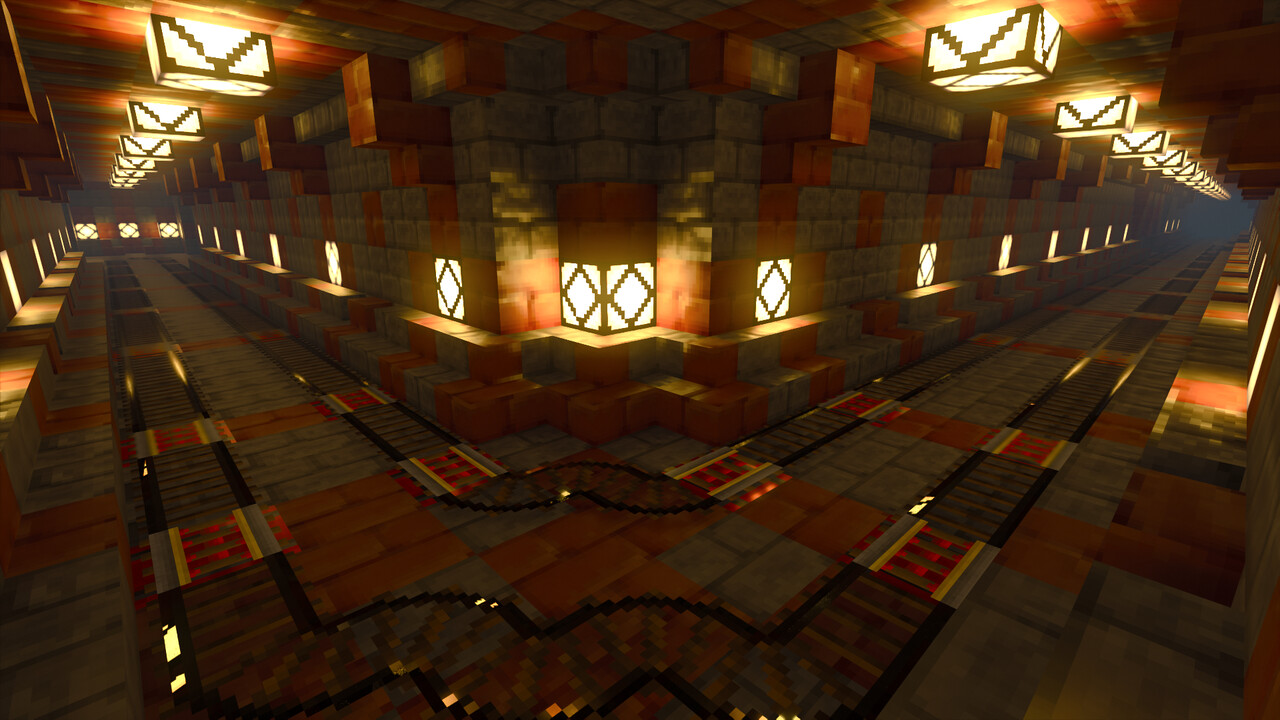 City Development & Nether Rail way Minecraft Map