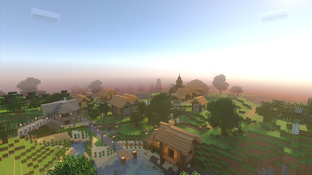 City Development & Nether Rail way Minecraft Map