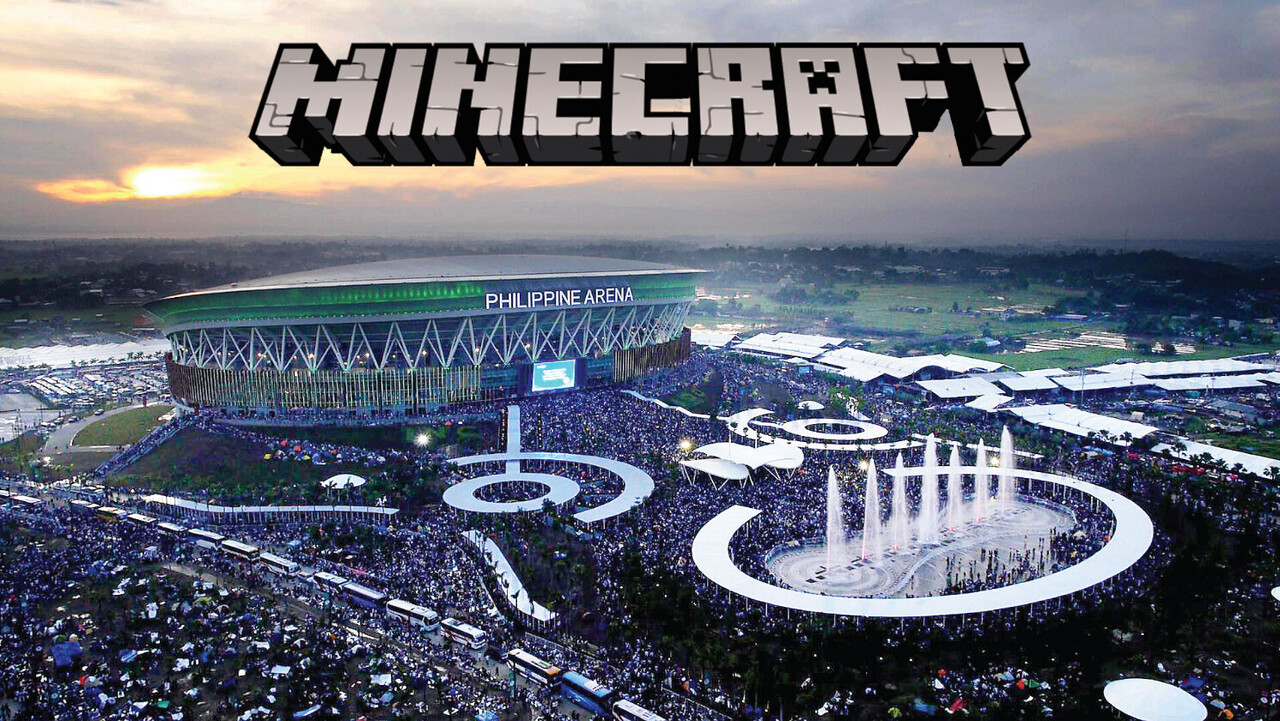 PHILIPPINE ARENA IN MINECRAFT 1:1 SCALE (Work in Progress) Minecraft Map