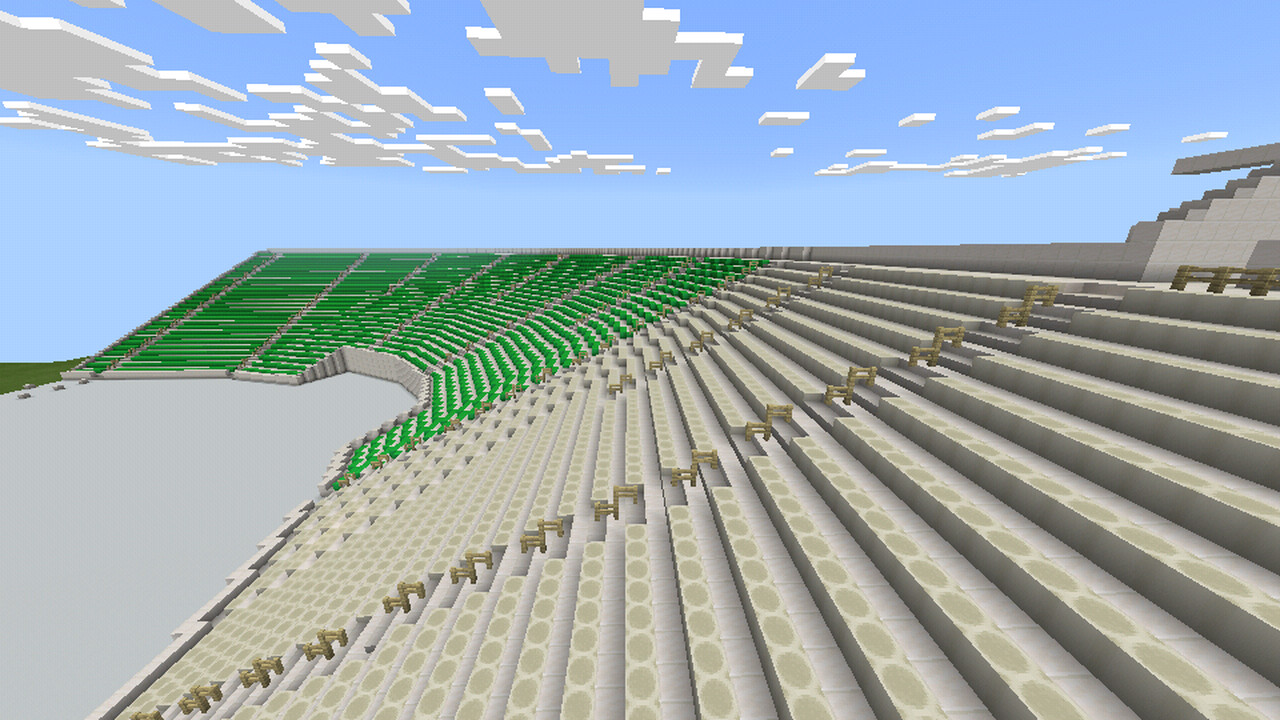 PHILIPPINE ARENA IN MINECRAFT 1:1 SCALE (Work in Progress) Minecraft Map