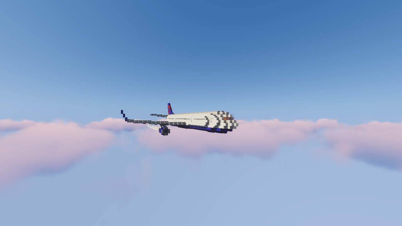 Boeing 757 Minecraft Map