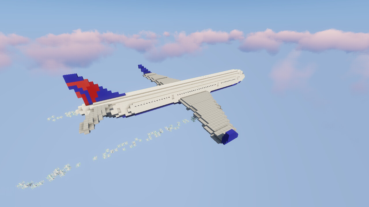 Boeing 757 Minecraft Map
