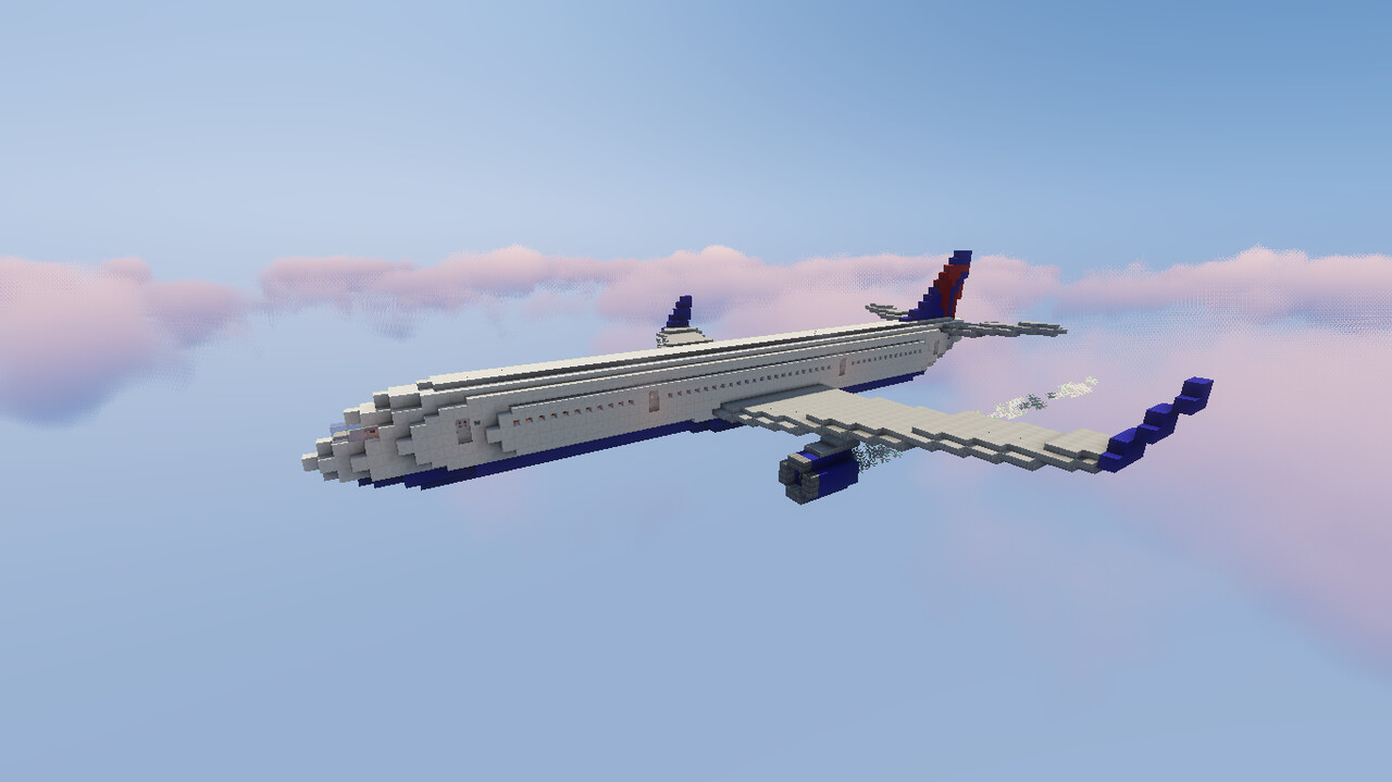 Boeing 757 Minecraft Map