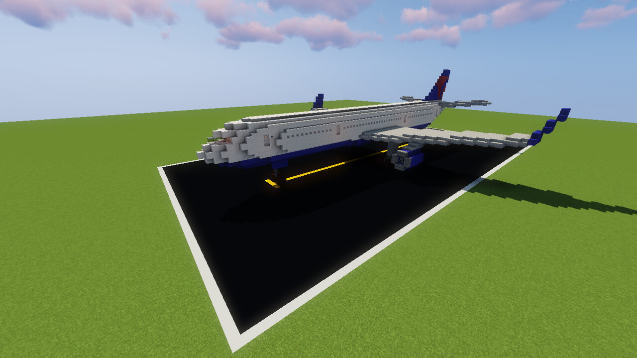 Boeing 757 Minecraft Map