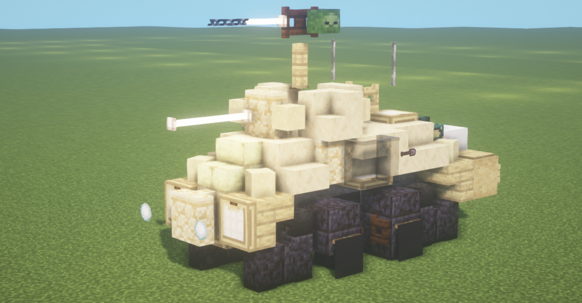 SARC Mk. VI (6pdr) (1.5:1 Scale) Minecraft Map