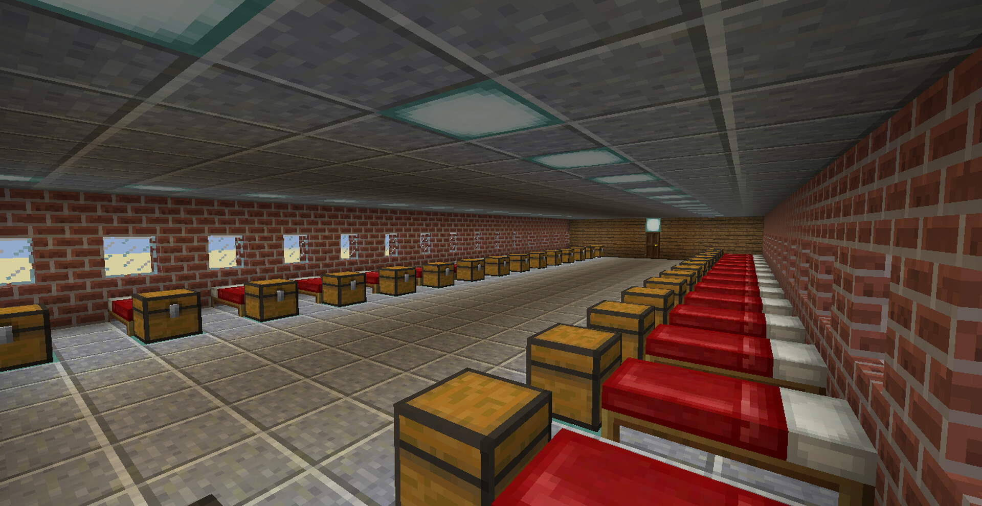 Military Barracks Accommodation 1.11.2 Minecraft Map