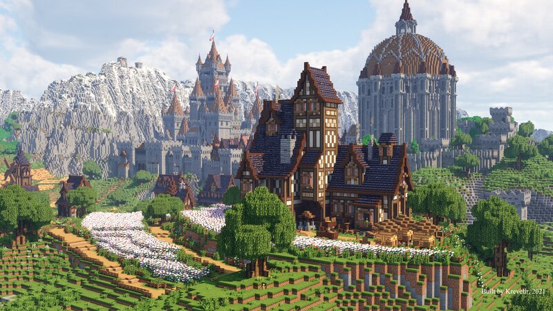 Andreth | A Medieval Town Minecraft Map