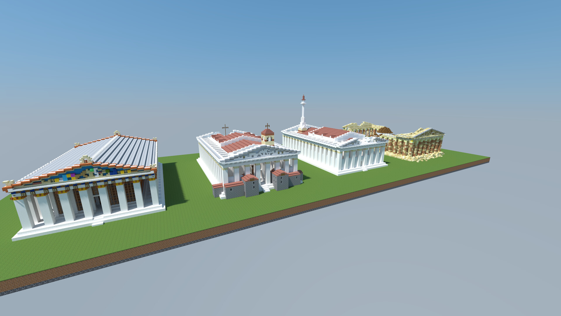 Parthenon through the ages 16.5 Minecraft Map