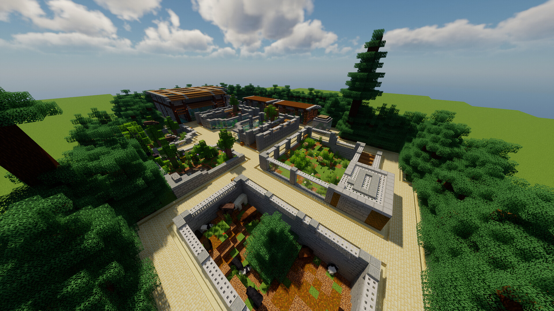 Small Untamed Wildlands Zoo Minecraft Map