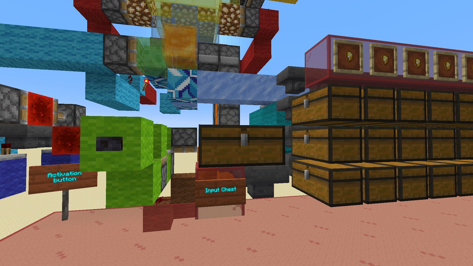 Nether Item Sorter Minecraft Map