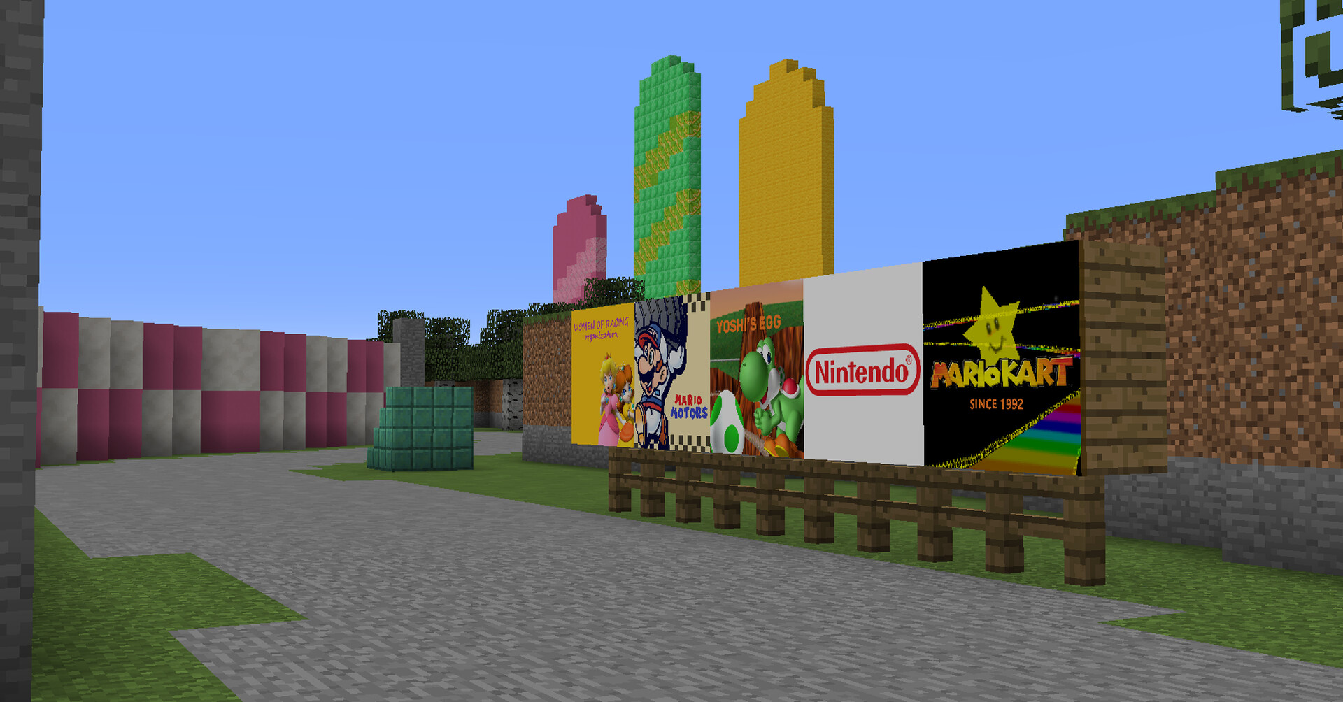 Mario Kart - N64 Royal Raceway and GCN Yoshi Circuit Map bundle ...