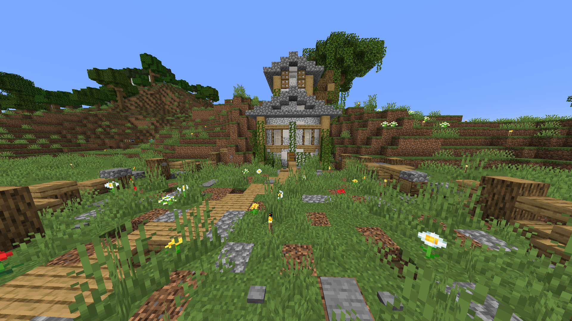 Unfinished builds Minecraft Map