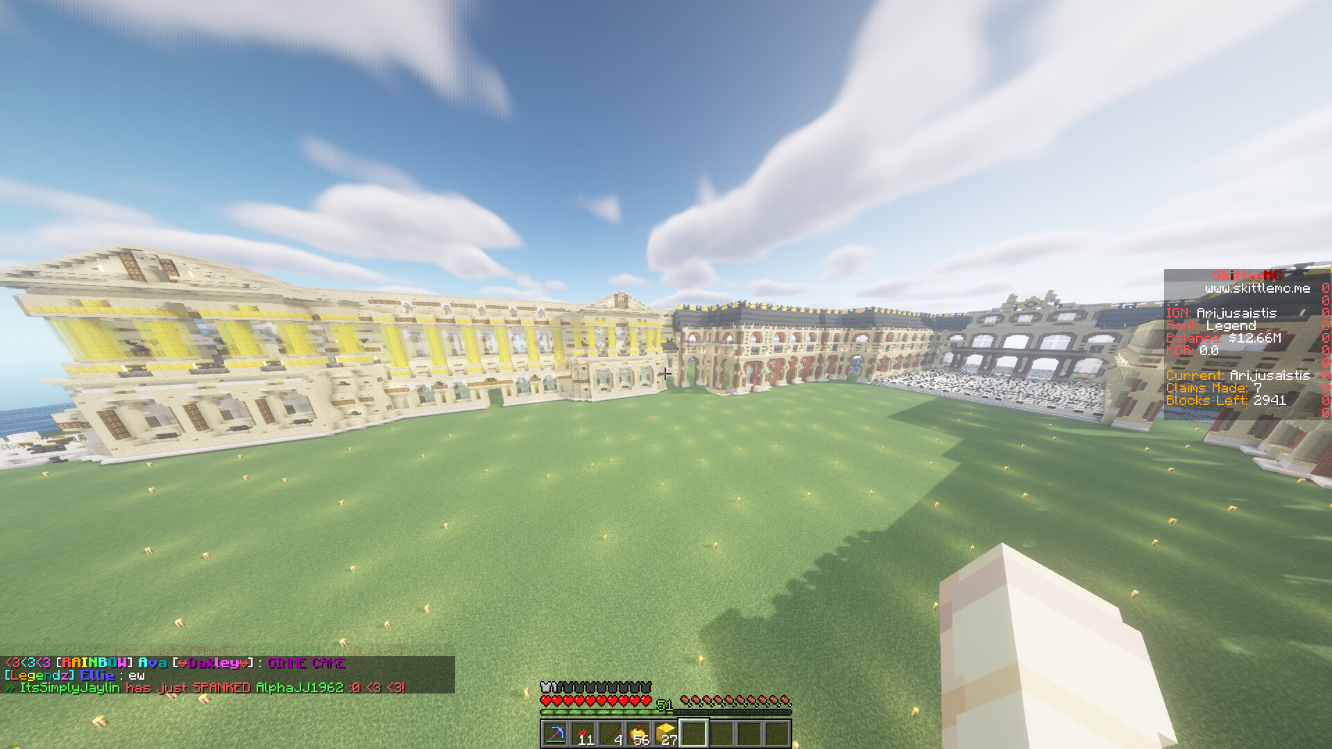 Unfinished builds Minecraft Map