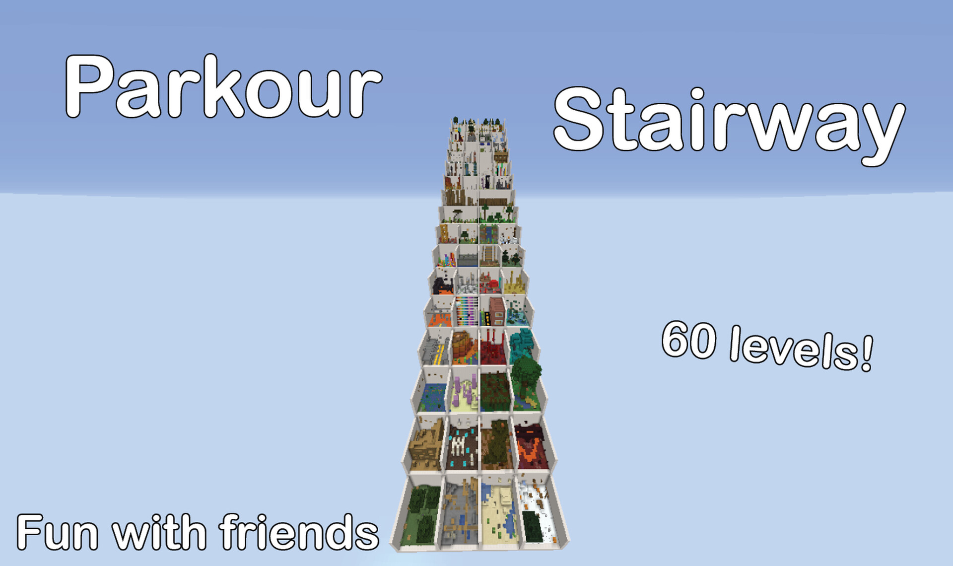 Parkour Stairway Minecraft Map