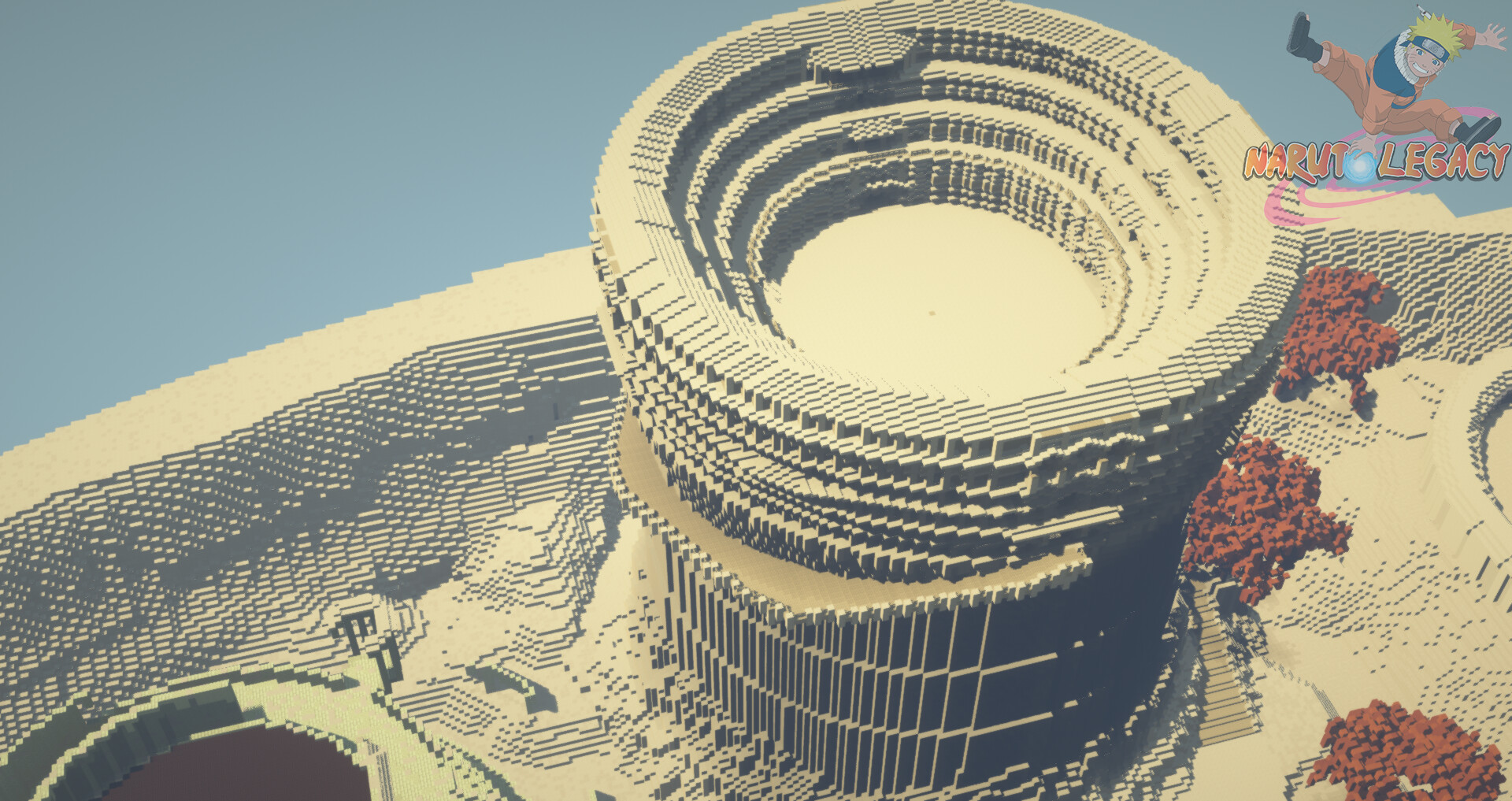 ♦ Naruto Recreation ♦ [ Sunagakure - Complete Build ] Minecraft Map