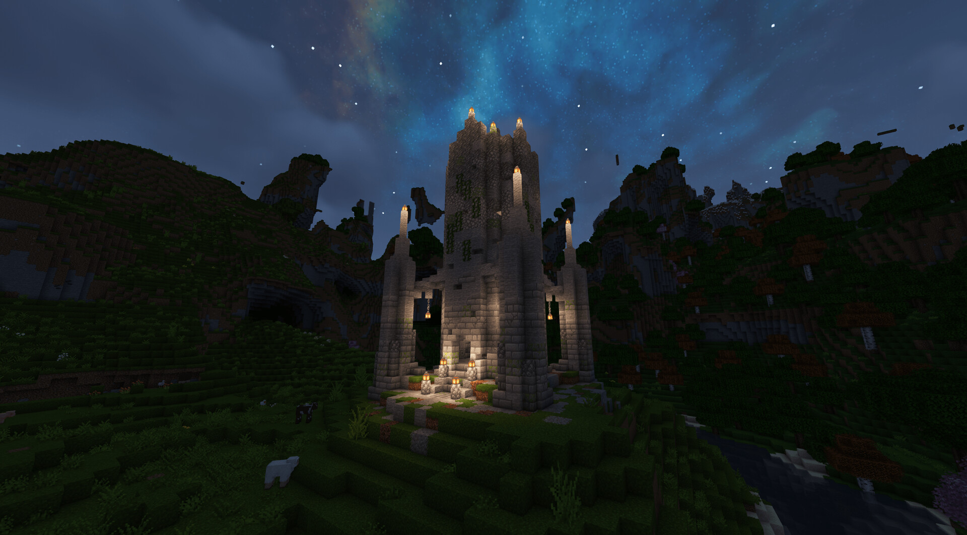 One Chunk Overworld Tower Minecraft Map