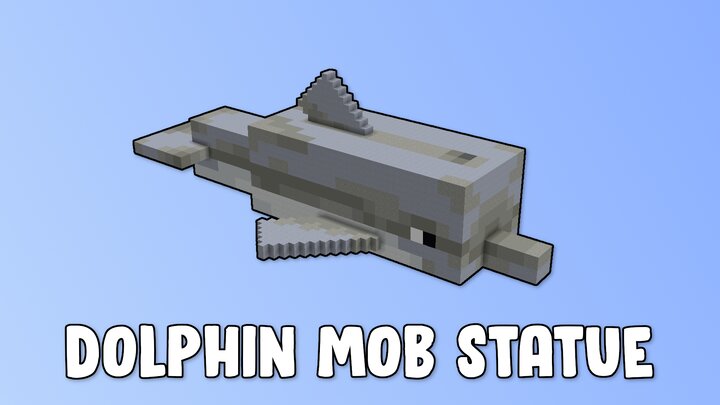 Dolphin Mob Statue Minecraft Map