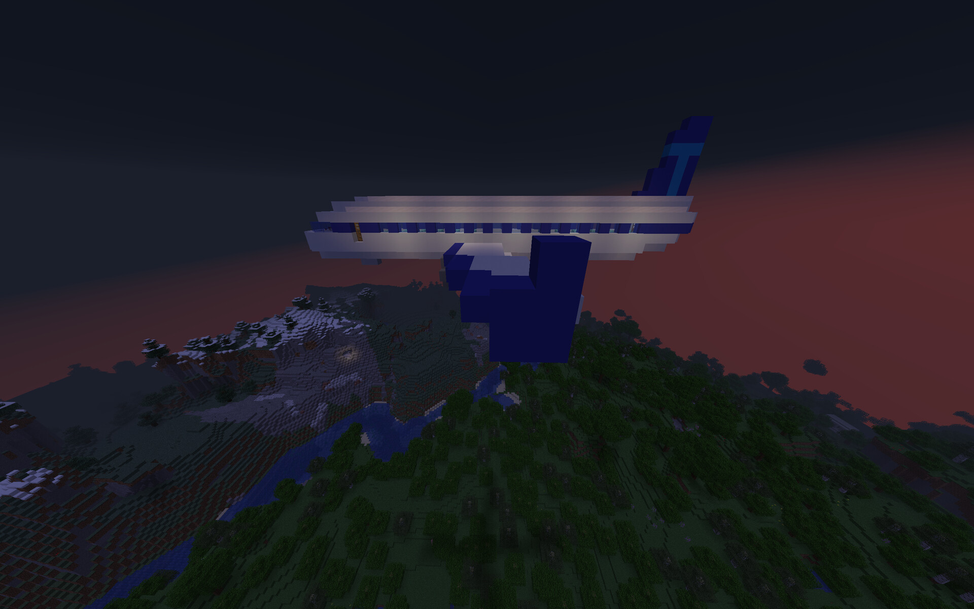 BOEING 737 Minecraft Map