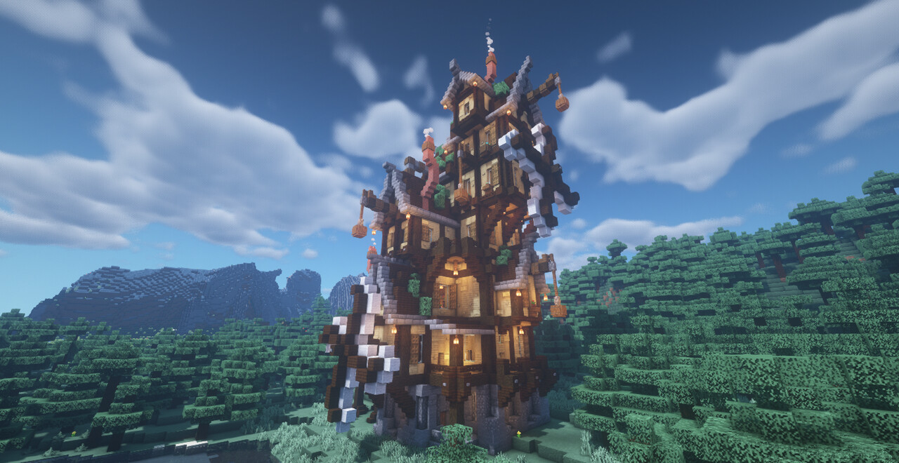 Steam Punk Mansion | Mansão Steam Punk Minecraft Map