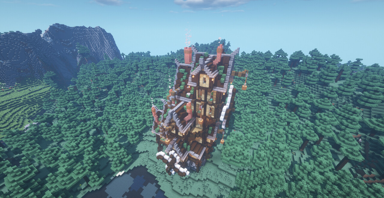 Steam Punk Mansion | Mansão Steam Punk Minecraft Map