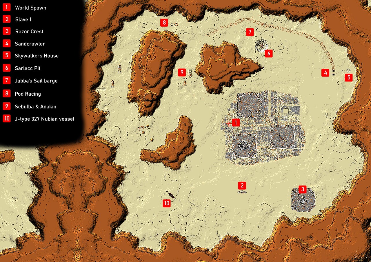 Star Wars - Tatooine Minecraft Map