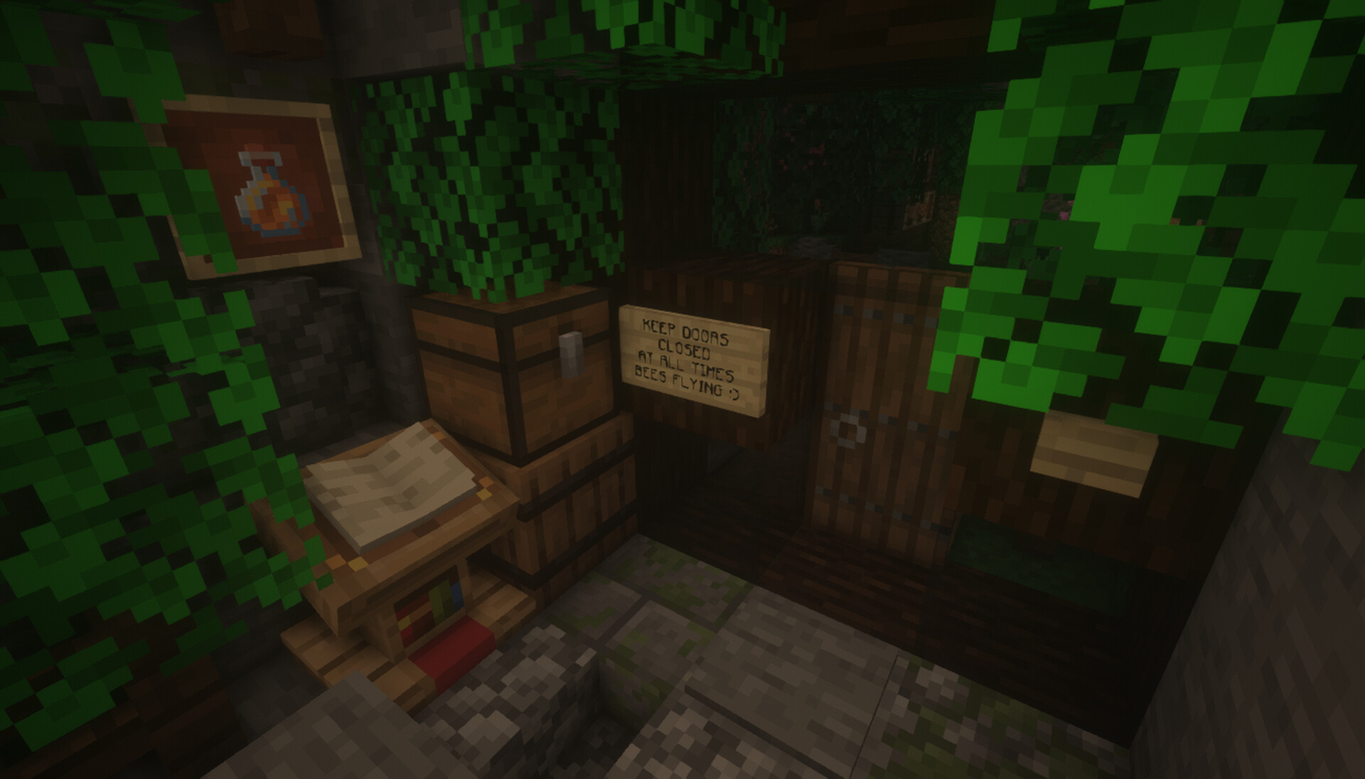 Honey Cave Apiary Shop Minecraft Map