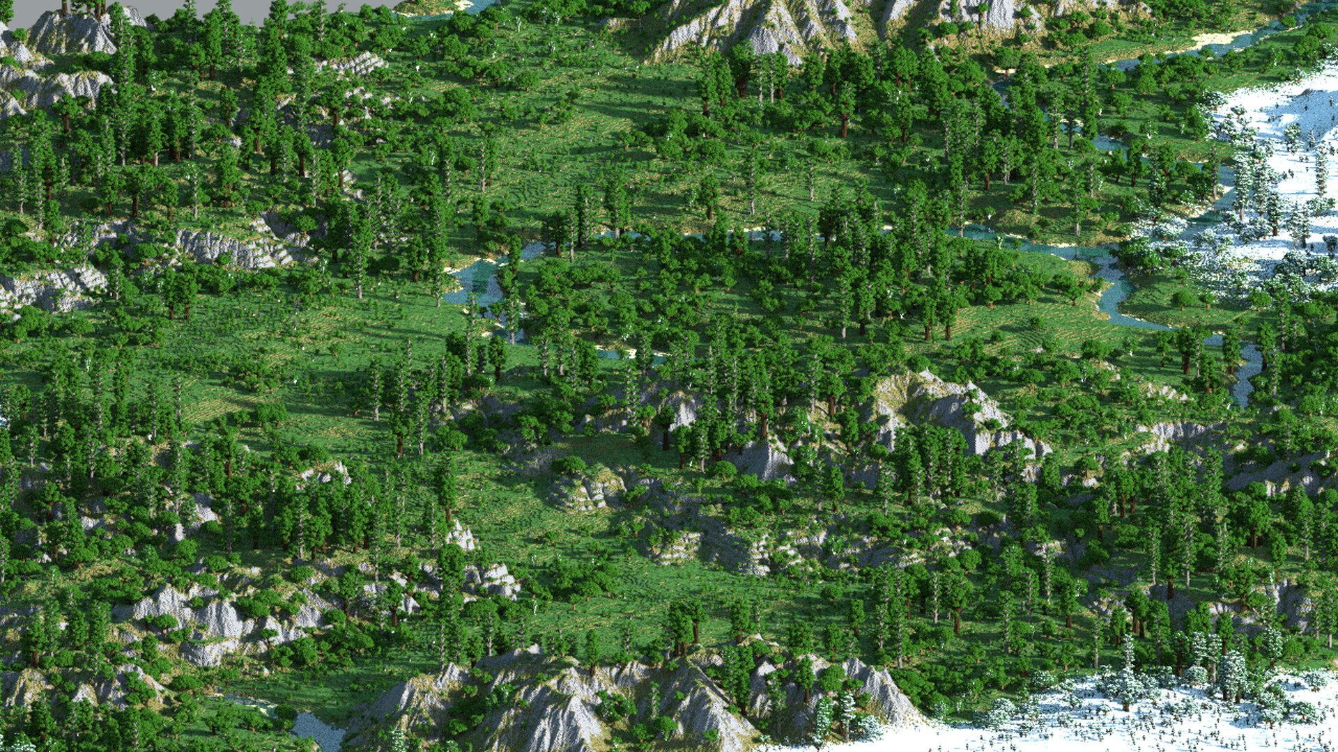 Chizzeta - 5000x5000 | Landscape Map 1.16 Minecraft Map