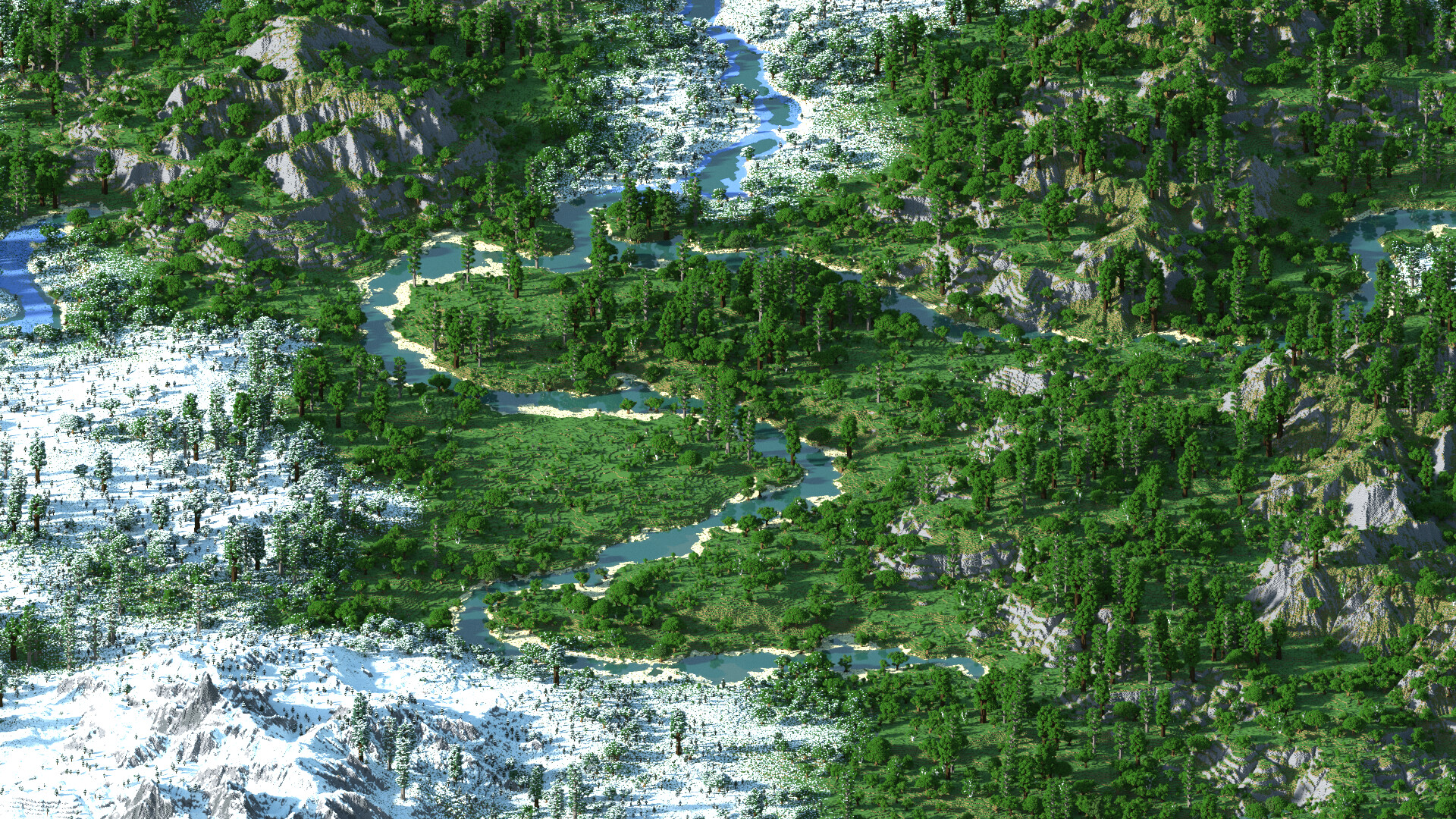 Chizzeta - 5000x5000 | Landscape Map 1.16 Minecraft Map